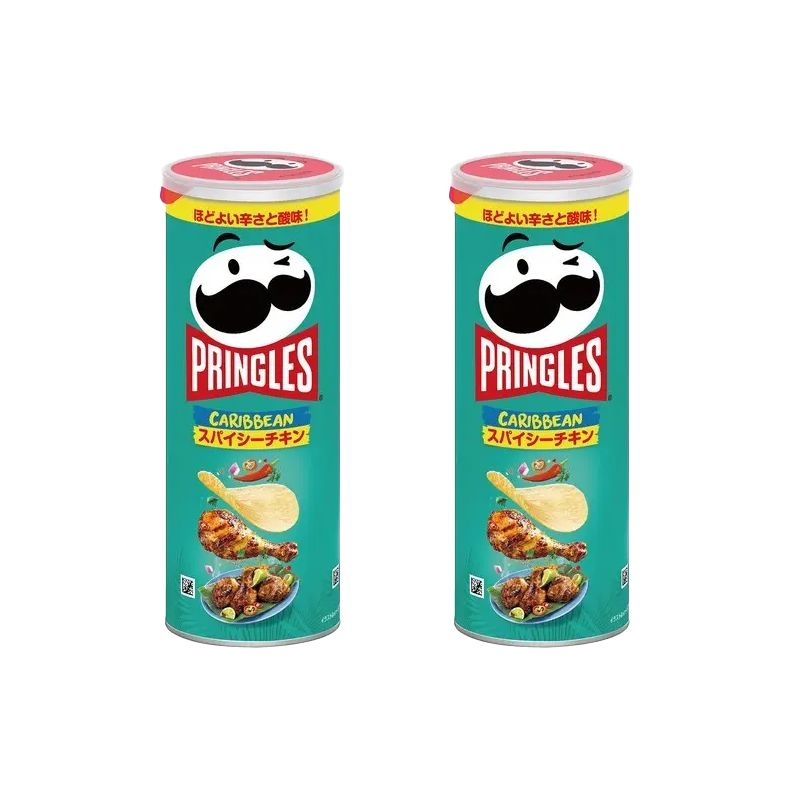 Чипсы Pringles Caribbean Spiced Chicken, 2шт. Япония купить на OZON по ...