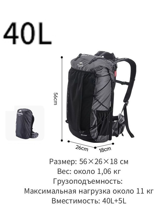 Naturehike Рюкзак купить на OZON по низкой цене (1433221013)