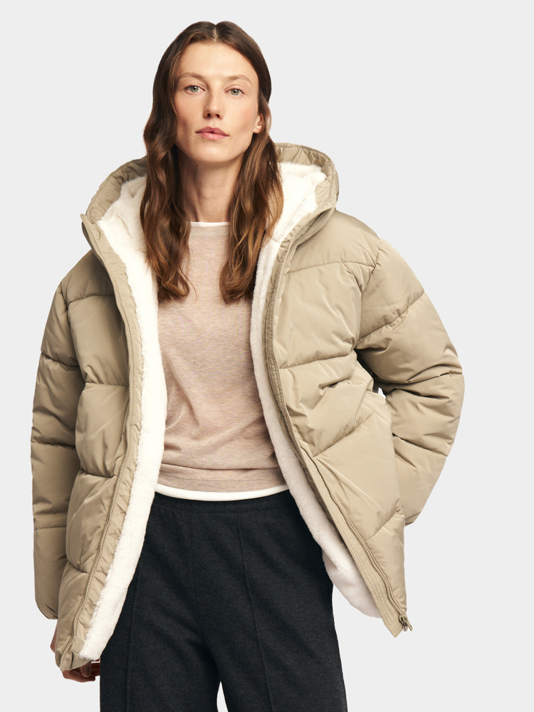 Куртка Женский Zolla хаки Полиэстер, размер 50 Длинный Зима Китай купить c доставкой на OZON по ...