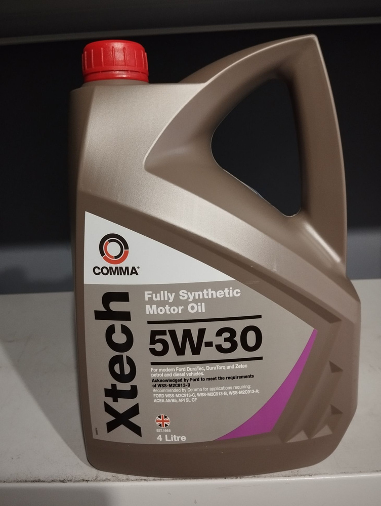 Масло моторное Comma XTECH 5W-30 Синтетическое 4 л XTC4L купить c ...