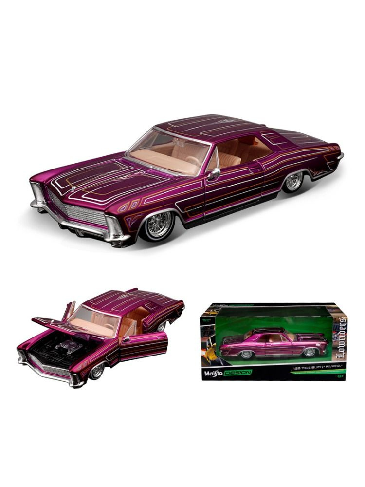 Реплика автомобиля Buick 1965 года в ретро-стиле из сплава, масштаб 1:24 купить на OZON по ...