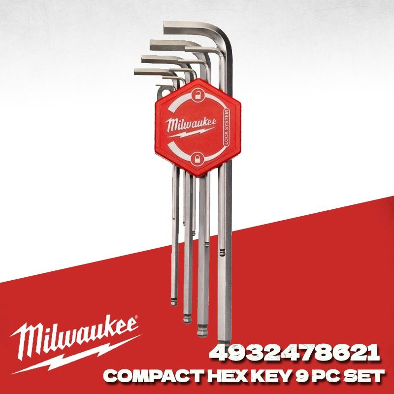 Milwaukee 4932478621 Набор шестигранных ключей L-Form 9 шт купить на ...