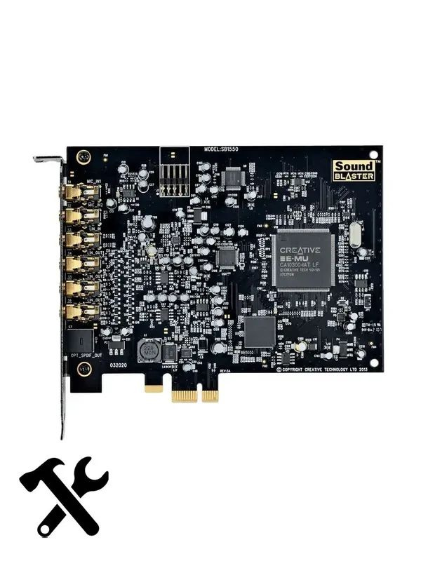 Creative Sound Blaster Audigy RX звуковая карта для ПК с поддержкой 7.1 ...