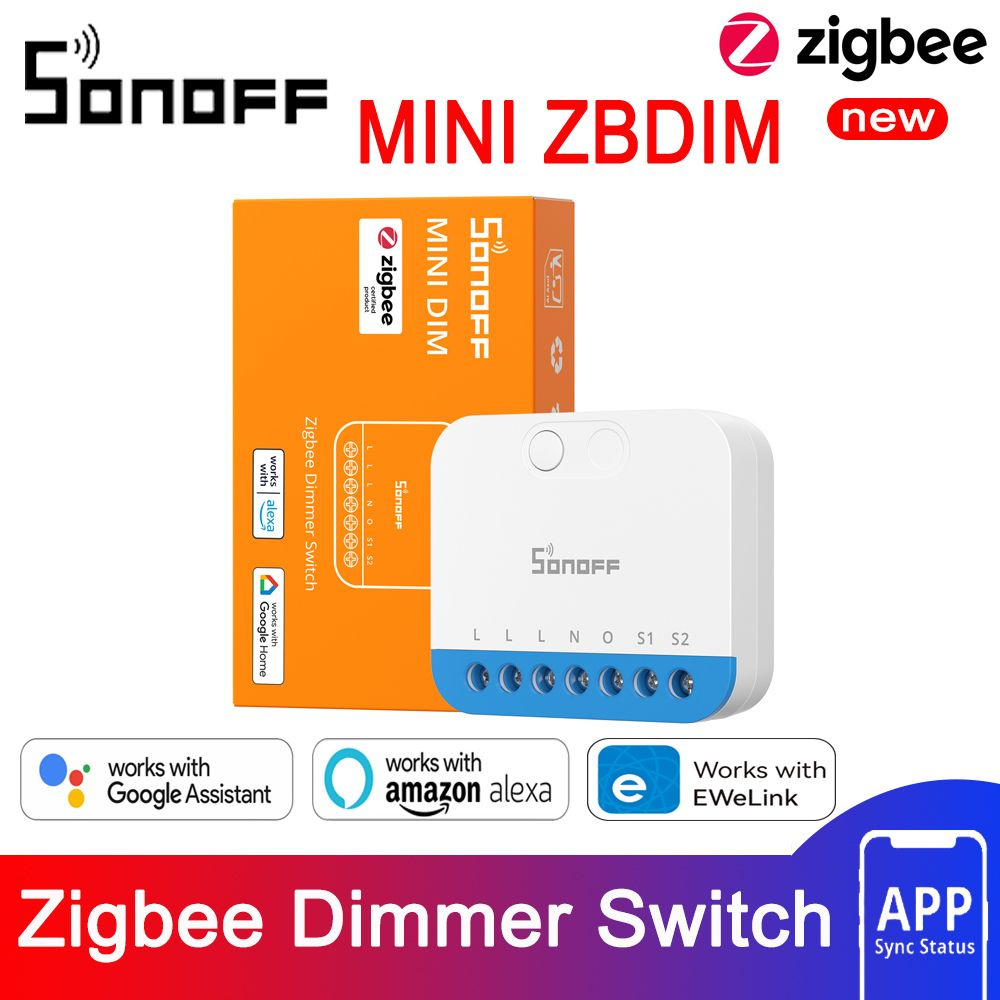 Zigbee реле SONOFF MINI-ZBDIM Extreme,Zigbee Smart Dimmer Switch,2А ...