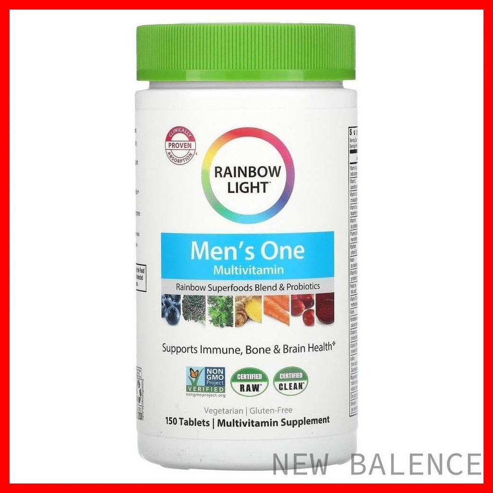 Rainbow Light, Men's One, ежедневная мультивитаминная добавка для ...