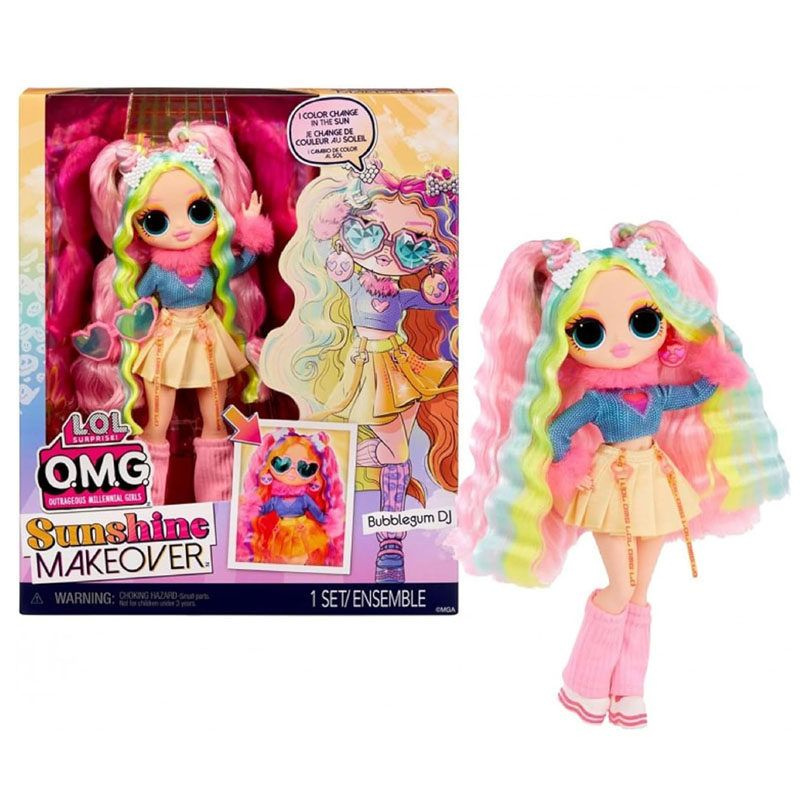 Кукла LOL Surprise OMG Big Sister с длинными волосами и нарядами ...