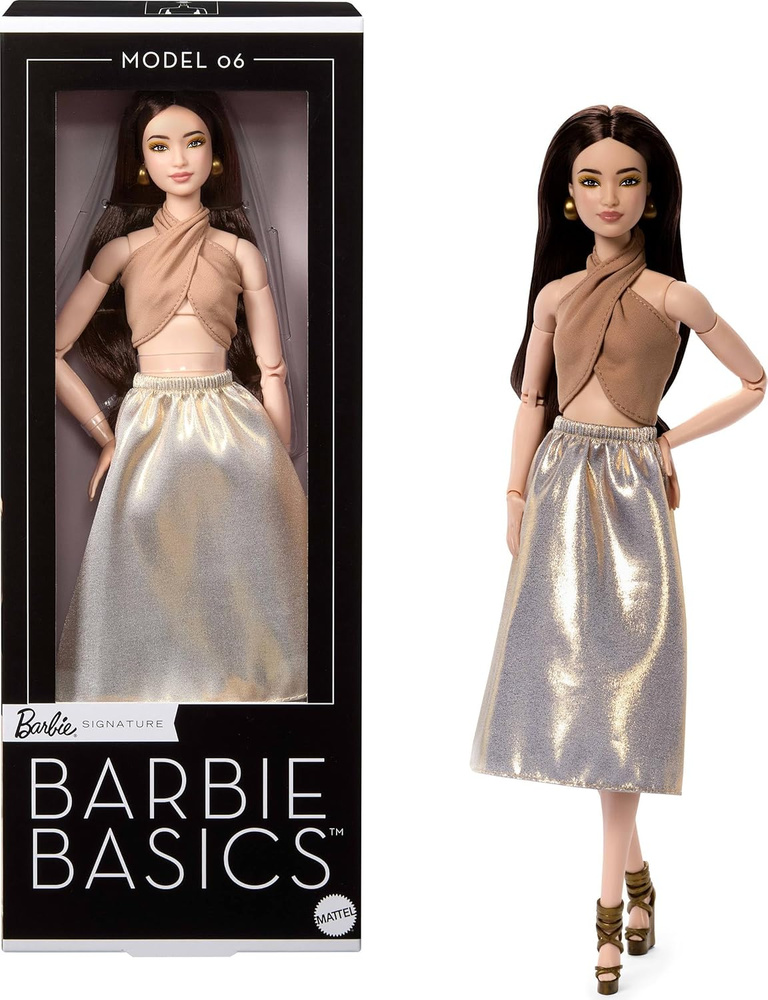 Кукла Barbie Signature Barbie Basic Model 06, коллекционная, JJX25 ...
