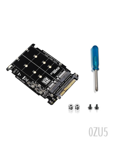 12 отзыв на V4Адаптер M.2 SSD-U.2 2in1 NVMe и SATA-Bus NGFF SSD-адаптер ...