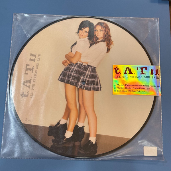 Виниловая пластинка LP T.A.T.U. - All The Things She Said купить на ...