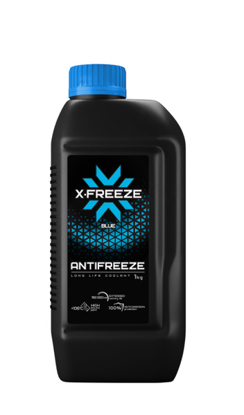 Антифриз X-Freeze "Blue", -40С, 1 кг купить на OZON по низкой цене в ...