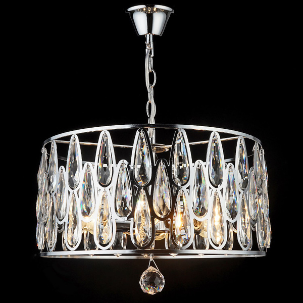 Люстра хрустальная в спальню Reluce 60W, Е27 купить на OZON по низкой цене (1710559633)