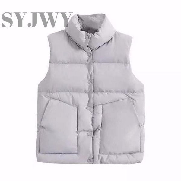 Жилет Женский CHAOPAI светло-серый Лавсан, размер 48 Карманы прямой с открытыми плечами Без ...