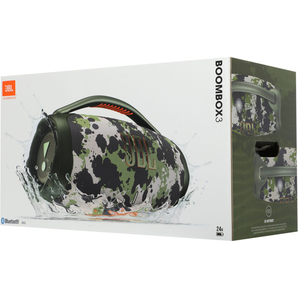 Вопросы и ответы о Колонка порт. JBL Boombox 3 камуфляж 180W 2.1 BT/USB 10000mAh ...