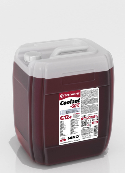 Жидкость охлаждающая Totachi NIRO COOLANT Red -50 G12+ 10кг (44810) купить на OZON по низкой ...
