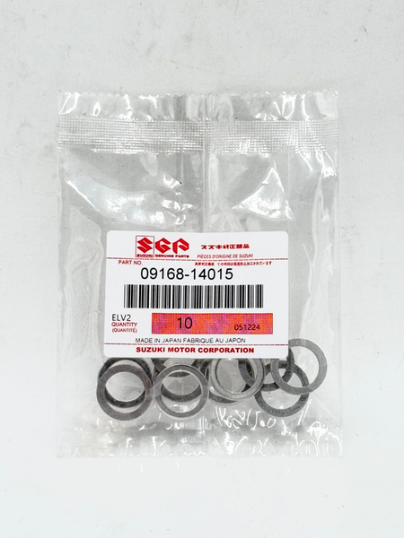 Прокладка сливной пробки Suzuki 09168-14015 (Baleno, Swift, Vitara ...