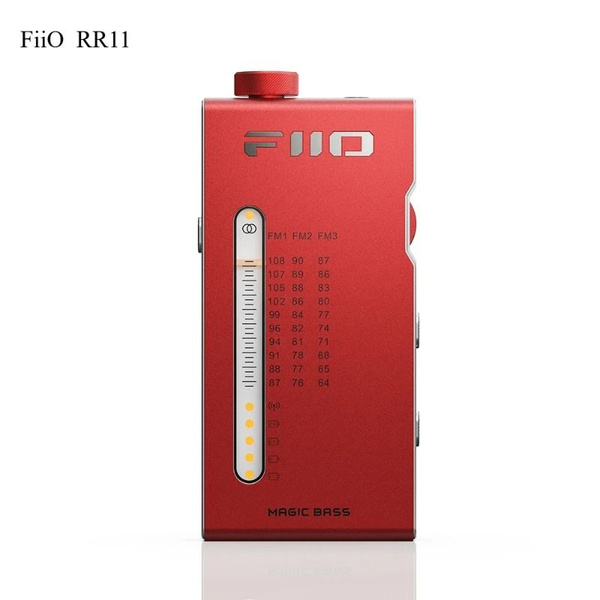 FiiO RR11 Портативный HiFi FM-радиоприемник с аналоговой настройкой PVR, улучшенными басами ...