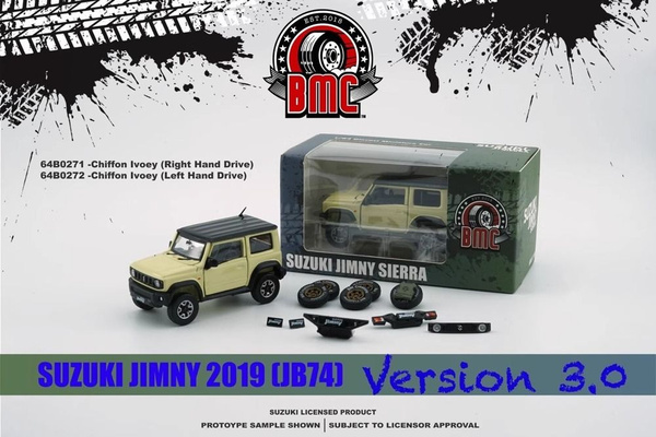 Машинка модель BMC 1:64 Suzuki Jimny JB74 2019 Off road Jeep Model ...