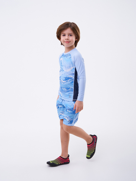 Купальник Мальчики Lassie голубой Пляжный, размер 110 Китай Полиэстер, Эластан купить c ...