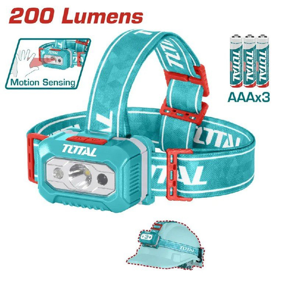 Фонарь LED 3xAAA, 2 режима, яркость 100/200 Лм, дальность до 90 м ...