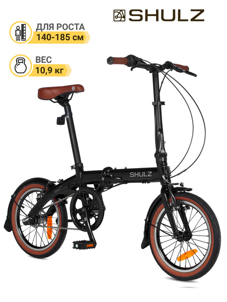 Складной велосипед Shulz Hopper 3 black купить на OZON по низкой цене (388259326)