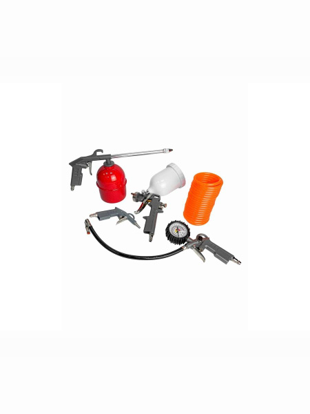 Набор пневмоинструмента BPTS 5A для воздушного компрессора (с верхним баком) купить на OZON по ...