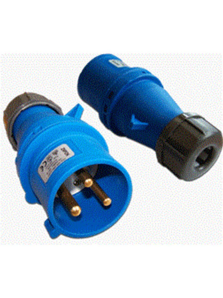 LANMASTER LAN-IEC-309-32A1P/M Вилка Вилка IEC 309 однофазная 32A 250V ...