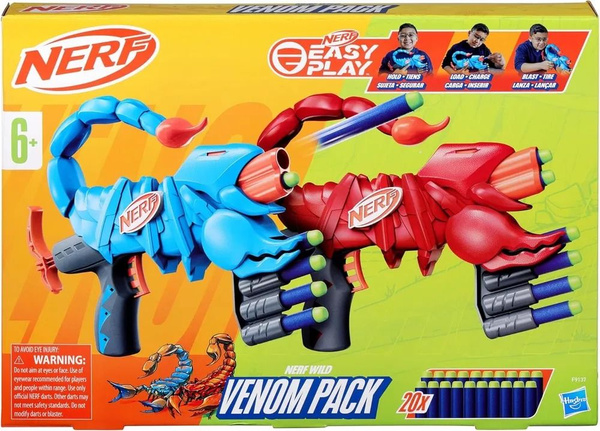 Бластер NERF Wild Venom Pack F9137 купить на OZON по низкой цене ...