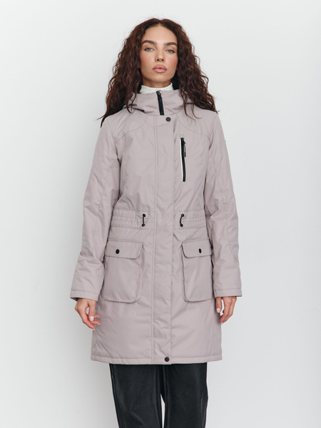 Куртка Женский Avese Капюшон, Карманы капучино капюшон Waterproof, Мембранные материалы, размер ...