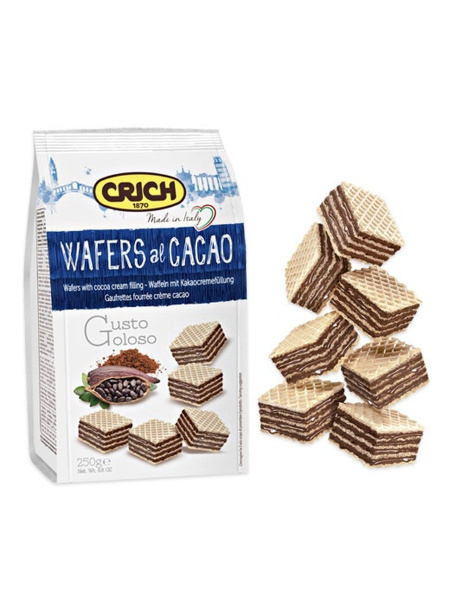 Вафли Crich Wafers с какао-кремовой начинкой, 250г купить на OZON по ...