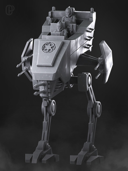 Миниатюра AT-RCT с экипажем - Star Wars (105мм) купить на OZON по ...