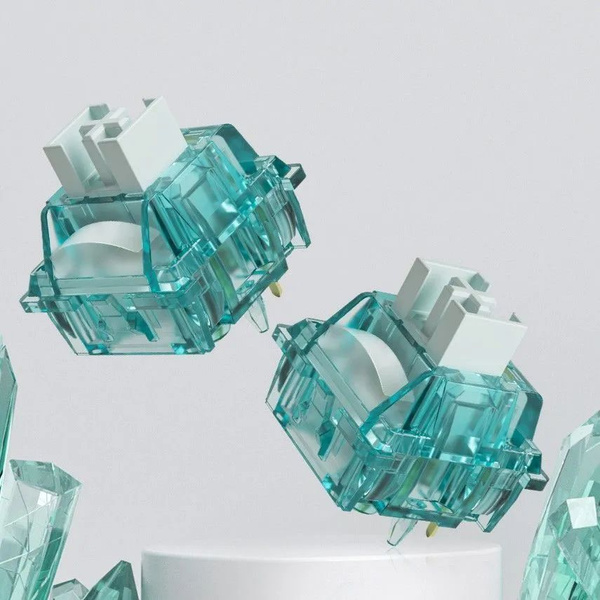 Akko Custom Switch Creamy Cyan 5 Pin 65gf Clicky Switch для ...