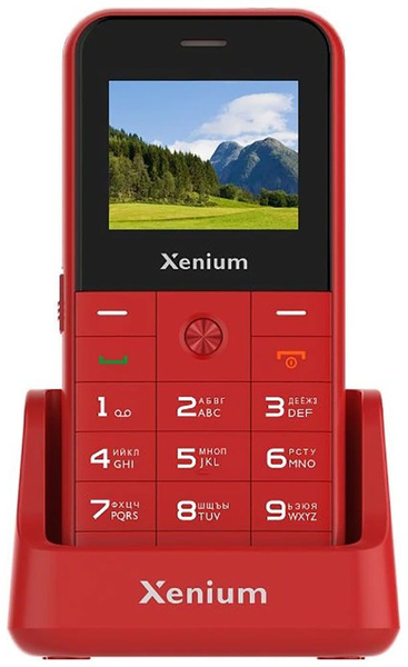 Мобильный телефон Philips Xenium X718 красный купить на OZON по низкой цене (3000367044)