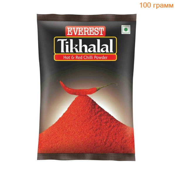 TIKHALAL Hot & Red Chilli Powder, Everest (ТИКХАЛАЛ, Порошок острого ...