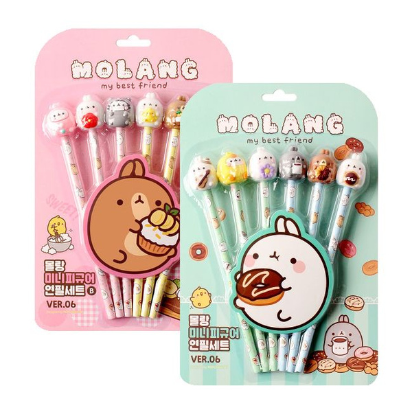Набор простых карандашей (произвольный выбор) Cute Item Molang My Best ...