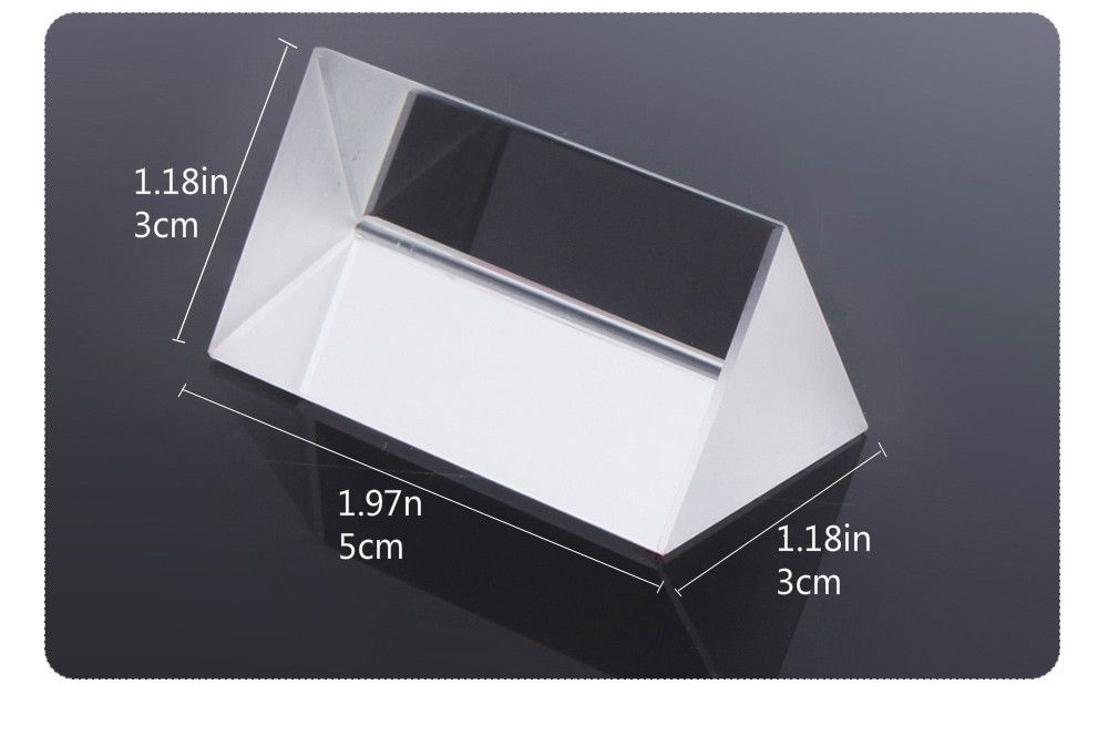 Детская физика Stem Научная игрушка, стеклянный отражающий треугольник ...