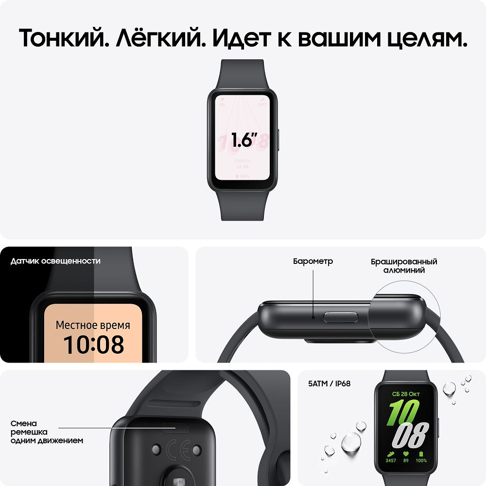 Купить смарт-часы Samsung Galaxy Gear Fit 3 Grey SM-R390NZAACIS ...