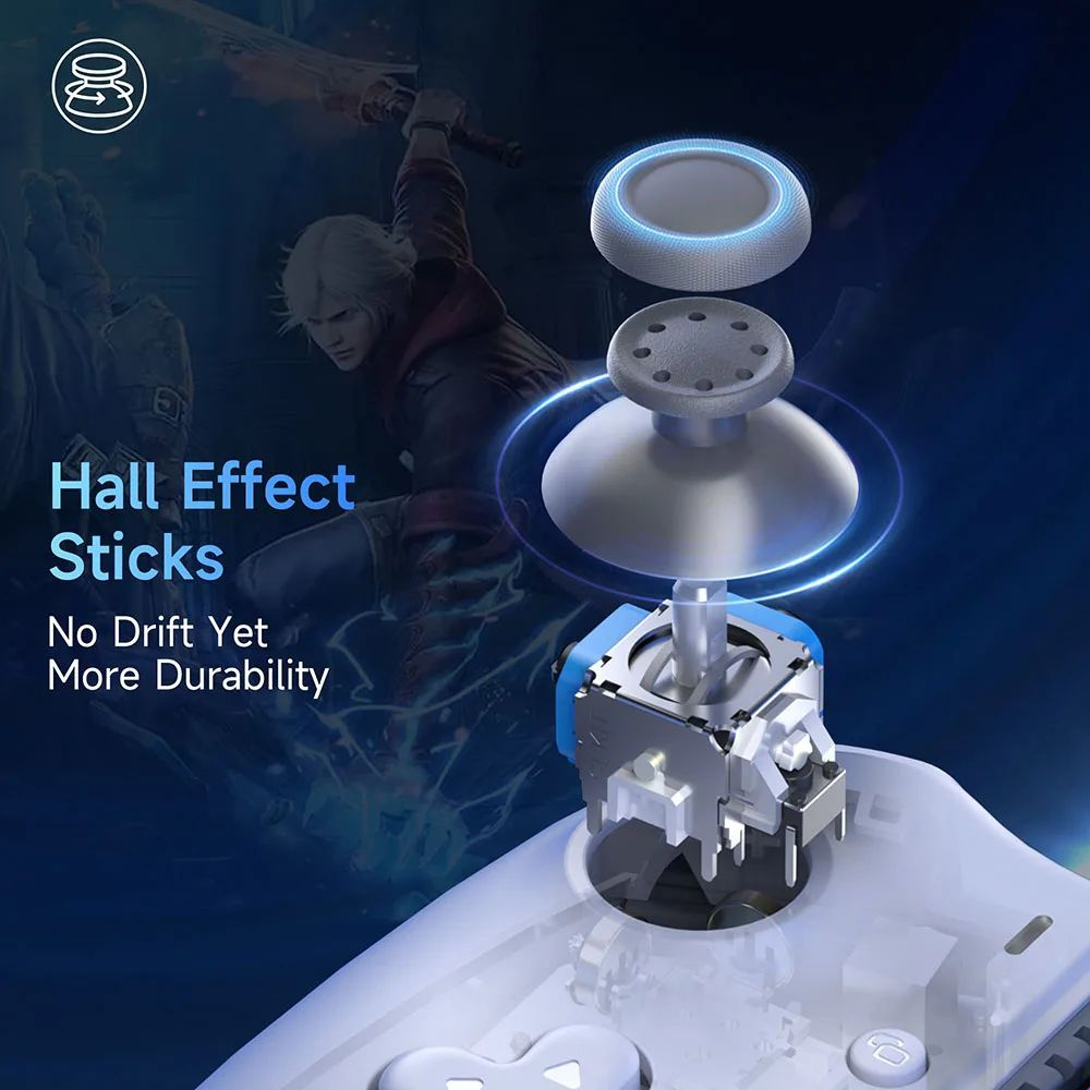 EasySMX M15 Type C Gamepad Мобильный контроллер механический зал. купить c доставкой на OZON по ...