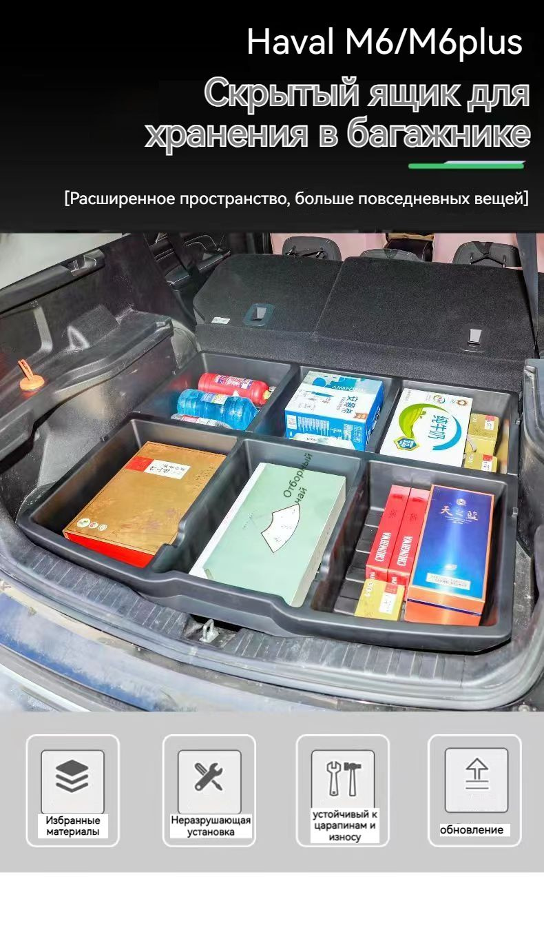 Ящик для хранения в багажнике, Haval M6/M6PLUS купить c доставкой на OZON по низкой цене ...