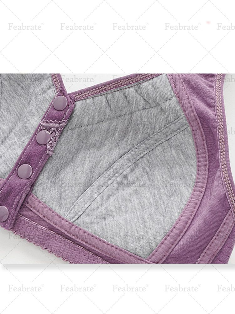 Бюстгальтер Женский Feabrate бралетт, размер 56 зеленый Хлопок Повседневный Китай Кнопки Кружево ...