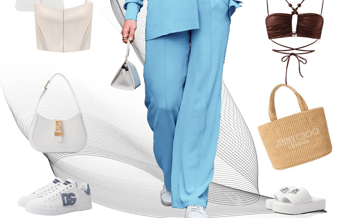 Костюм классический Женский MONO Clothes Повседневный брючный бежевый ...