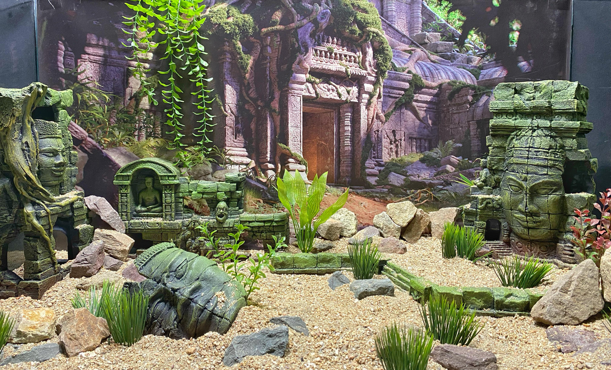 Декорация для аквариума замок Камбоджа, Грот 1201 купить на OZON по низкой цене (192161886)