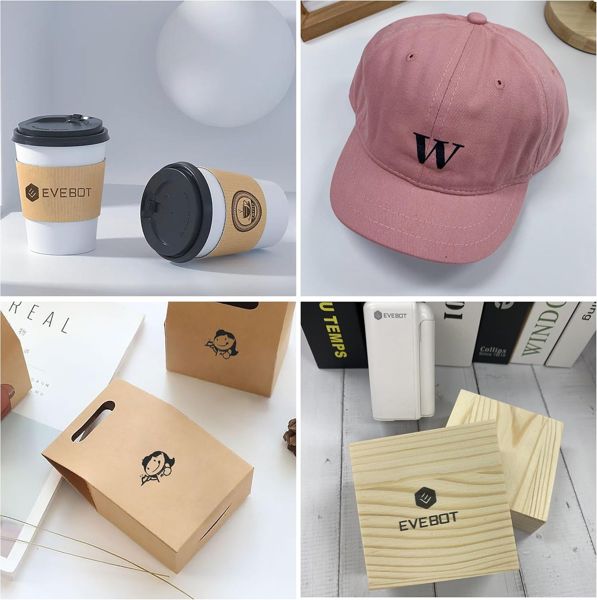 EVEBOT Мини-принтер PrintPods Ручной самодельный принтер,Возможность ...