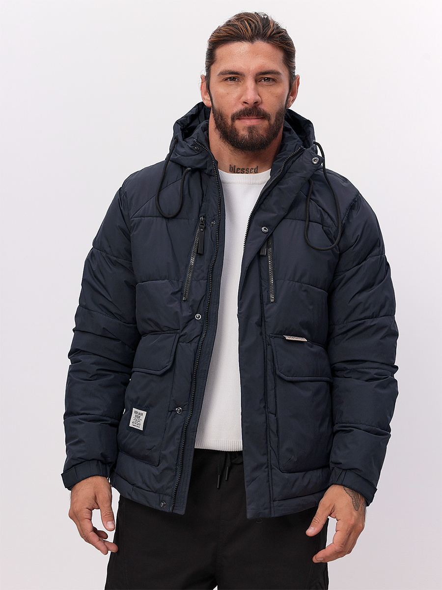 Куртка Мужской BOOS JACK суровый темно-синий пиджачный Политекс, размер ...