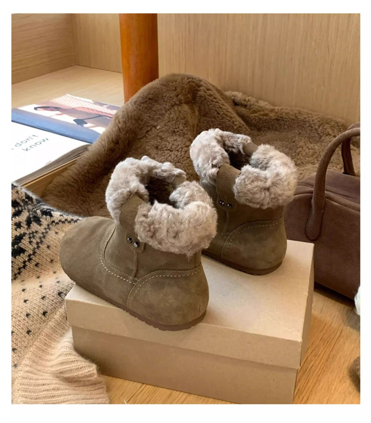 Дутики Женский кэмел EVA Зима Молния R (средняя) купить c доставкой на ...