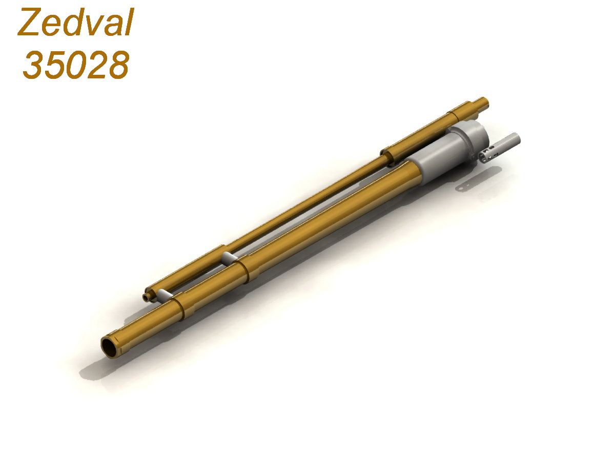 35028 ZEDVAL 1:35 100 мм ствол 2А70 и 30 мм ствол 2А72 для БМП-3 купить ...
