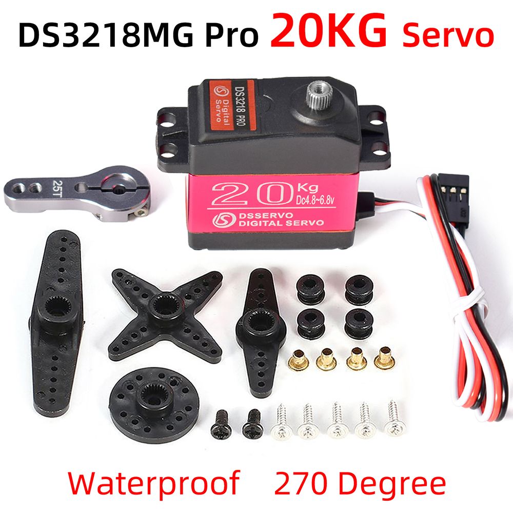 Dsservo Водонепроницаемый сервопривод DS3218 PRO 20 кг 270 градусов ...