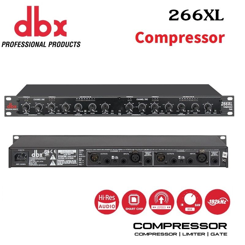 DBX 266XL Comperssor Limiter Gate Профессиональный двухканальный ...