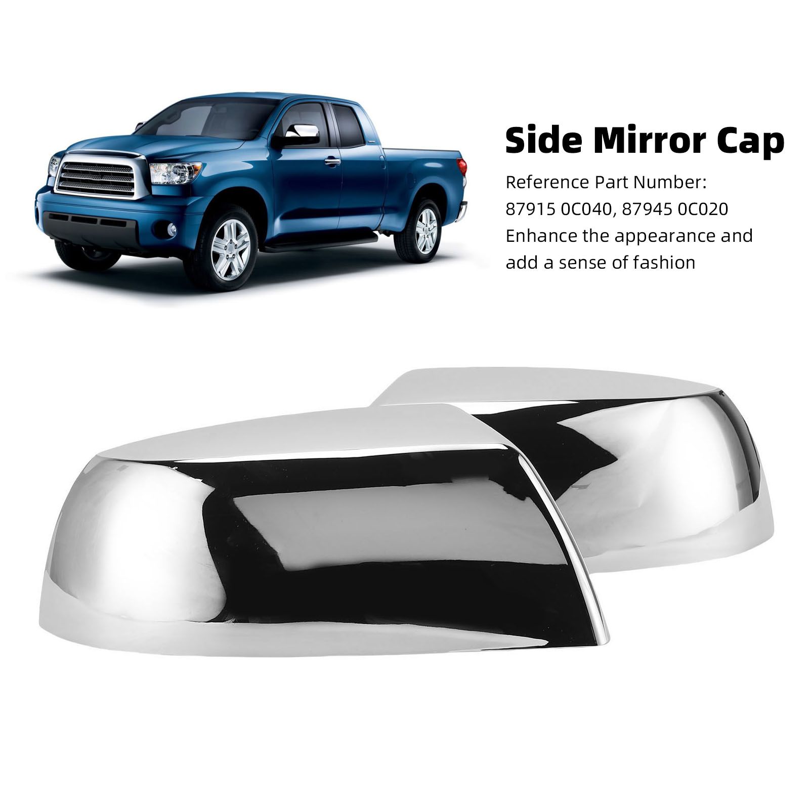 87915-0C040 87945-0C020 Накладки на боковые зеркала для Toyota Tundra ...