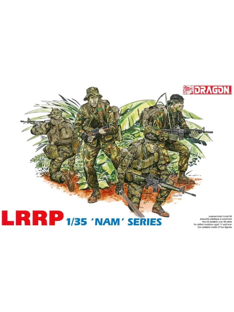 Dragon 1/35 3303 US LRRP (Vietnam War) (NAM Series) (4 Figures ...