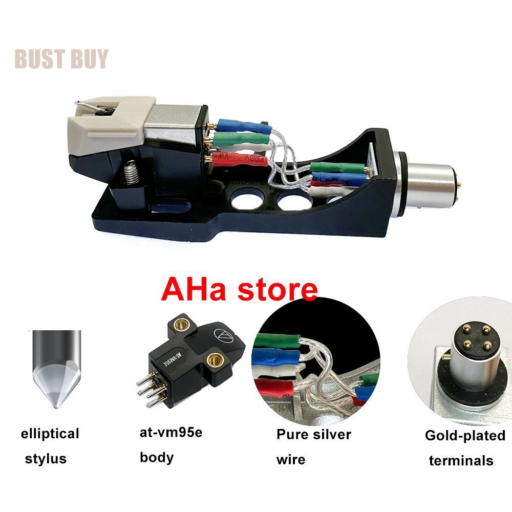 держатель картриджа AT-VM95E SP/H Turntable Headshell/Cartridge Combo ...